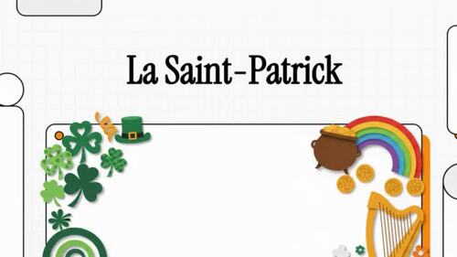 St Patricks Day Activities | La Saint-Patrick French | Video ...