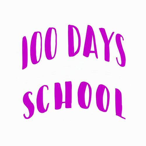 100th Day of School Handprint Art: 100 Days Smarter Printable ...