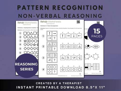 Pattern Recognition, Logic, and Sequencing - Non-Verbal Reasoning