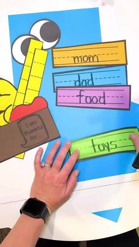 I Am Thankful for Turkey Hat Thanksgiving Craft Turkey Feathers Fall ...