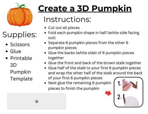 Printable Pumpkin Craft for Kids | Fall & Halloween Paper Craft ...