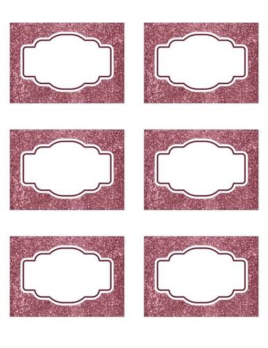 Editable Glitter Student Name Tags Labels Desks by Mary Momerwids