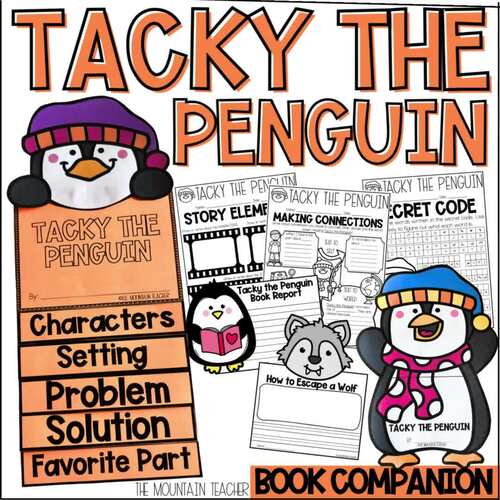 Tacky the Penguin Activities and Winter Read Aloud Reading Comprehension