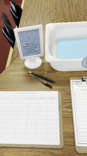 Open House Kit - Back to School Snack Tags | Open House Forms ...