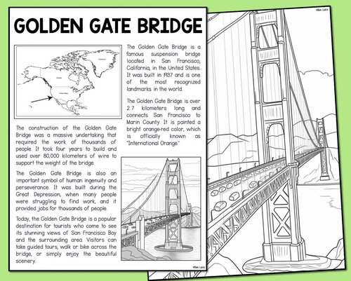 Landmarks of North America - Geography Facts & Coloring - US Landmarks ...