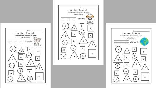 Lowercase Alphabet Tracing Worksheets | Kids Printable Letter Recognition