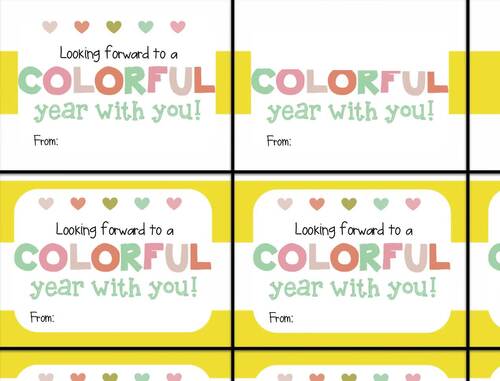 Starburst & Skittles Beginning of Year Gift Tags Bundle for Staff and ...