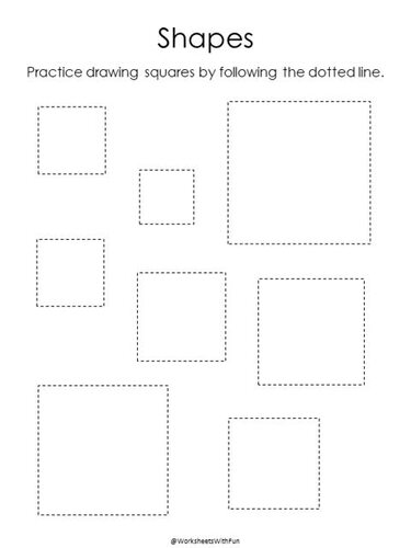 2D Shapes Worksheets, Pre-K Craft, Preschool, Kindergarten, Morning ...