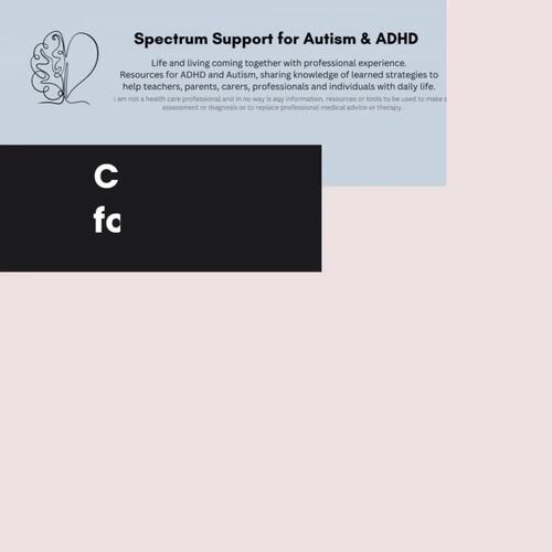 ADHD and Autism Impact on Learning Outlined & Support Strategy Cheat Sheets