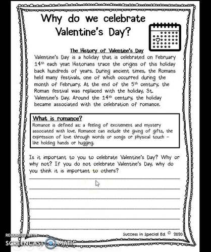 Social Skills for Middle School and High School Valentine's Day ...