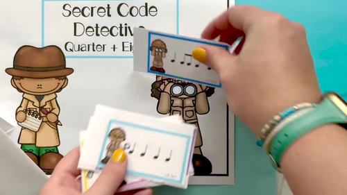 Dotted Quarter Note Detective // Post Office Dictation Rhythm Game ...