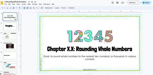 Grade 4 Ontario Math Curriculum | Number Sense | Google Slides & Form