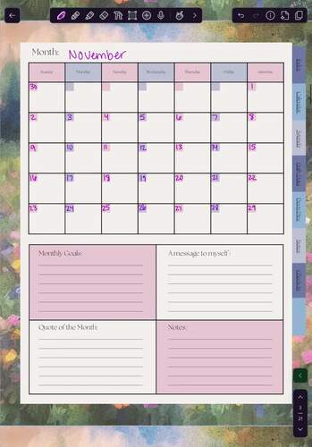 SLP Data Collection Booklet for Digital Note-Taking with Hyperlinked Tab