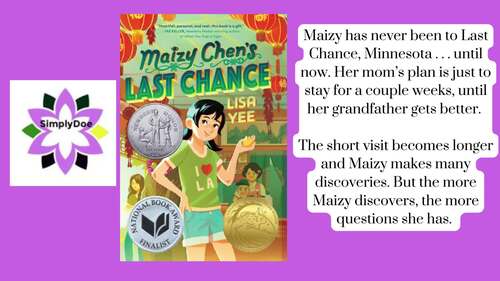 Maizy Chen's LAST CHANCE Novel Study by SimplyDoe | TPT