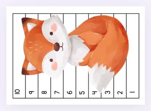 Animal Number Puzzles | Counting by 1s, 5s, 10s | Math Centers & Early ...
