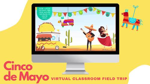 Cinco de Mayo Activities Virtual Field Trip Classroom - Google Slides