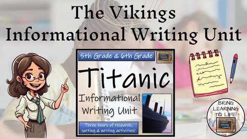 The Vikings Informational Writing Unit | 5th Grade & 6th Grade | TPT