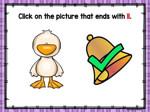 Double consonant ll Phonics Activities PowerPoint by Lauren's lil Learners