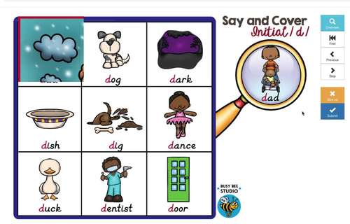 Articulation D Boom Cards Games by Busy Bee Studio | TPT