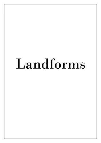 Geography Landforms Worksheets by Worksheet Whisperer | TPT