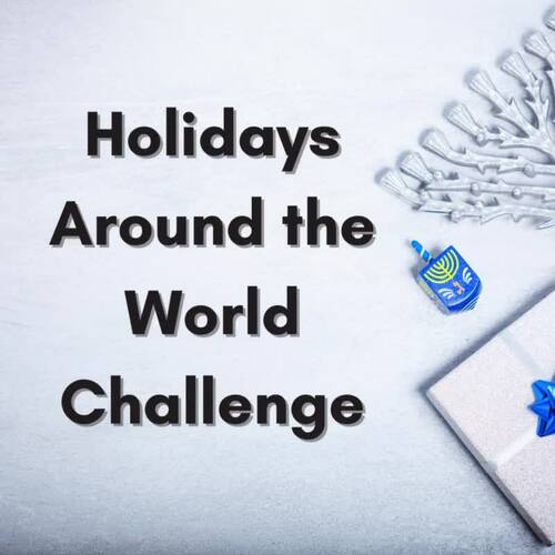 Holidays Around the World ELA Escape Room Scavenger Hunt Printable