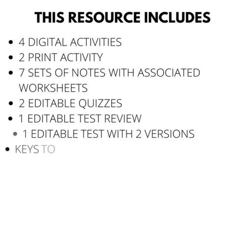 Matrices Complete Unit Bundle by Sun Sine | TPT