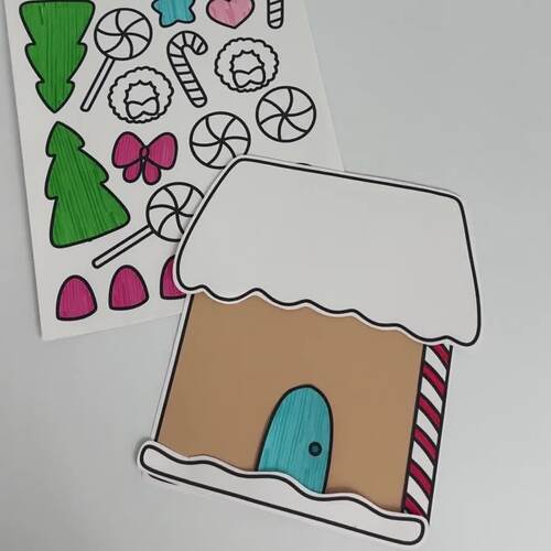 Gingerbread House Craft & Writing To Create a Gingerbread House ...