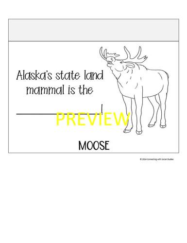 Alaska's State Symbols Flipbook by Connecting with Social Studies