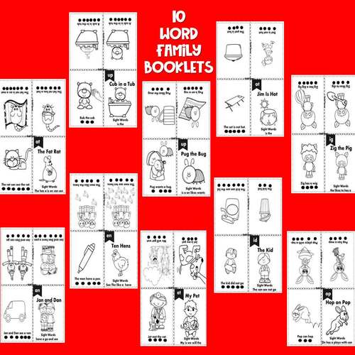 Decodable Readers CVC, CVCE, R-Controlled, Blends and Digraphs