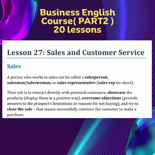 Business English Course(part2)| Close Reading | Reading Toefl | Reading ...