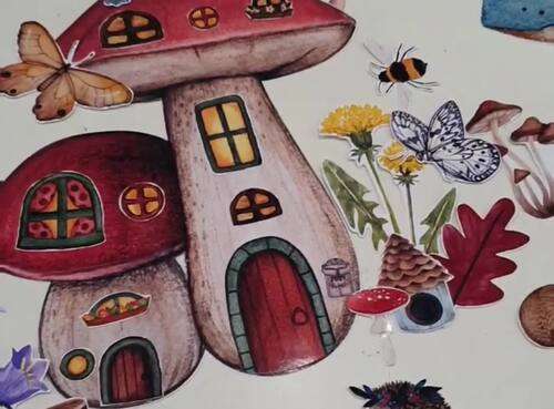 Make a Mushroom House, Build a Toadstool House, Kids Paper Crafts ...