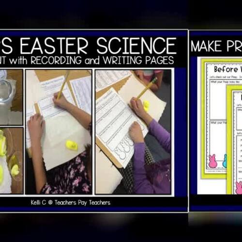 Easter Peeps Science Experiment And Writing Activities by Kelli C