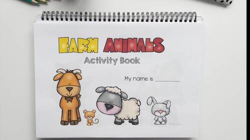 Farm Animals Activity Pack | Print and Go Learning Set by Clementine's