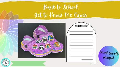 Back to School 'Get to Know Me' Crocs Activity for Kids | Printable ...