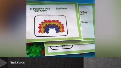 St Patrick’s Day task cards / Plus Plus blocks / Hash Tag Hashtag blocks