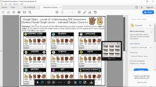 Daily and Weekly Subject Self-Assessment - Number Rating - Distance ...