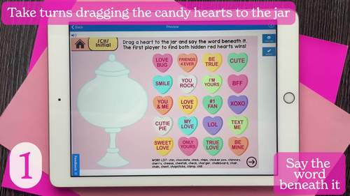 Candy Articulation Game - CH - Boom Cards™ Deck - Digital Valentine's ...