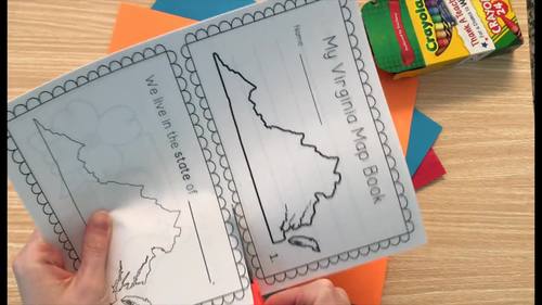 Virginia Map Skills -Map Skills First Grade - Map Skills Worksheets ...