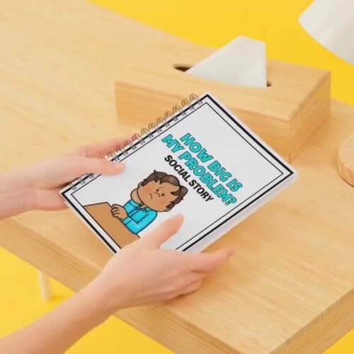 Size Of The Problem Social Story W/ Poster & Behavior Reflection Sheet ...