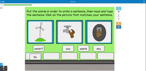 Earth Day Build a Sentence Boom Cards by CreativeCOTA LLC | TPT