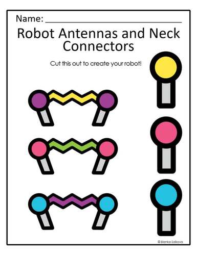 Roll a Robot (Build a Robot Craft Dice Game - Roll Math Games) | TPT