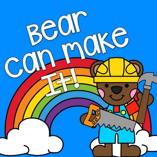 Core Vocabulary Adapted Book And Activities: "Bear Can Make It!" Core ...