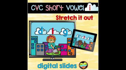 CVC Short Vowel Letter I Power Point | TPT