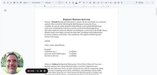 Texas Explorers Stations | 7th Grade Texas History by Texas History ...