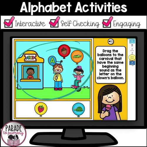 DIGITAL Alphabet Activities - Boom Cards - Google - Preschool ...