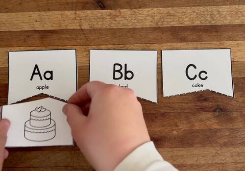 ABC Phonics Puzzles Self Correcting Kindergarten Pre K Literacy Centers ...