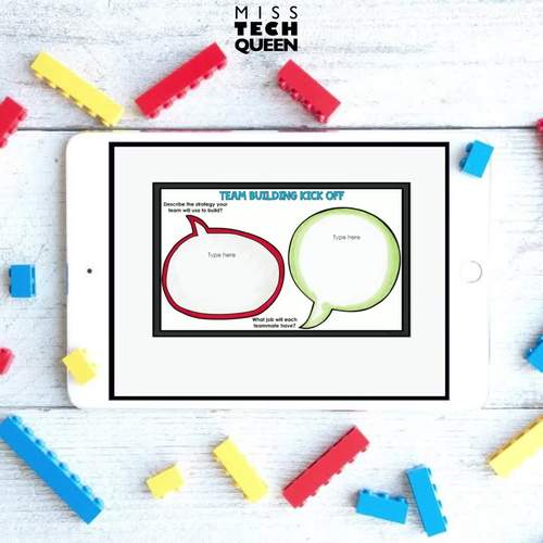 Team Building Activities Digital Lego Challenge STEM Brick Tasks early ...