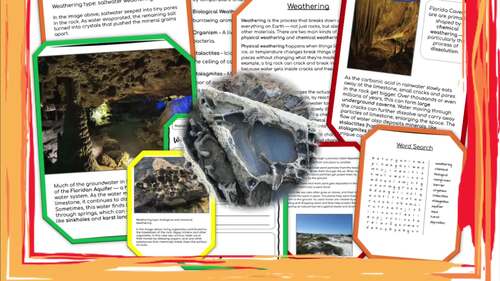 Weathering Erosion and Deposition Unit by Mrs Lena | TPT