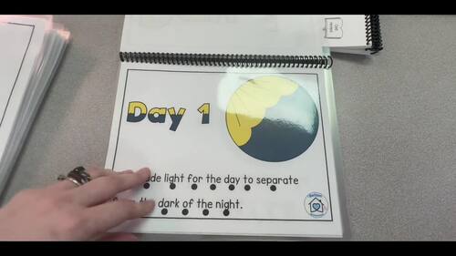 Autism Homeschool 7 Days of Creation Bible Story- Special education