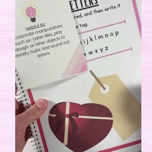 Valentine's Day Preschool, Kindergarten worksheet packet, Early ...